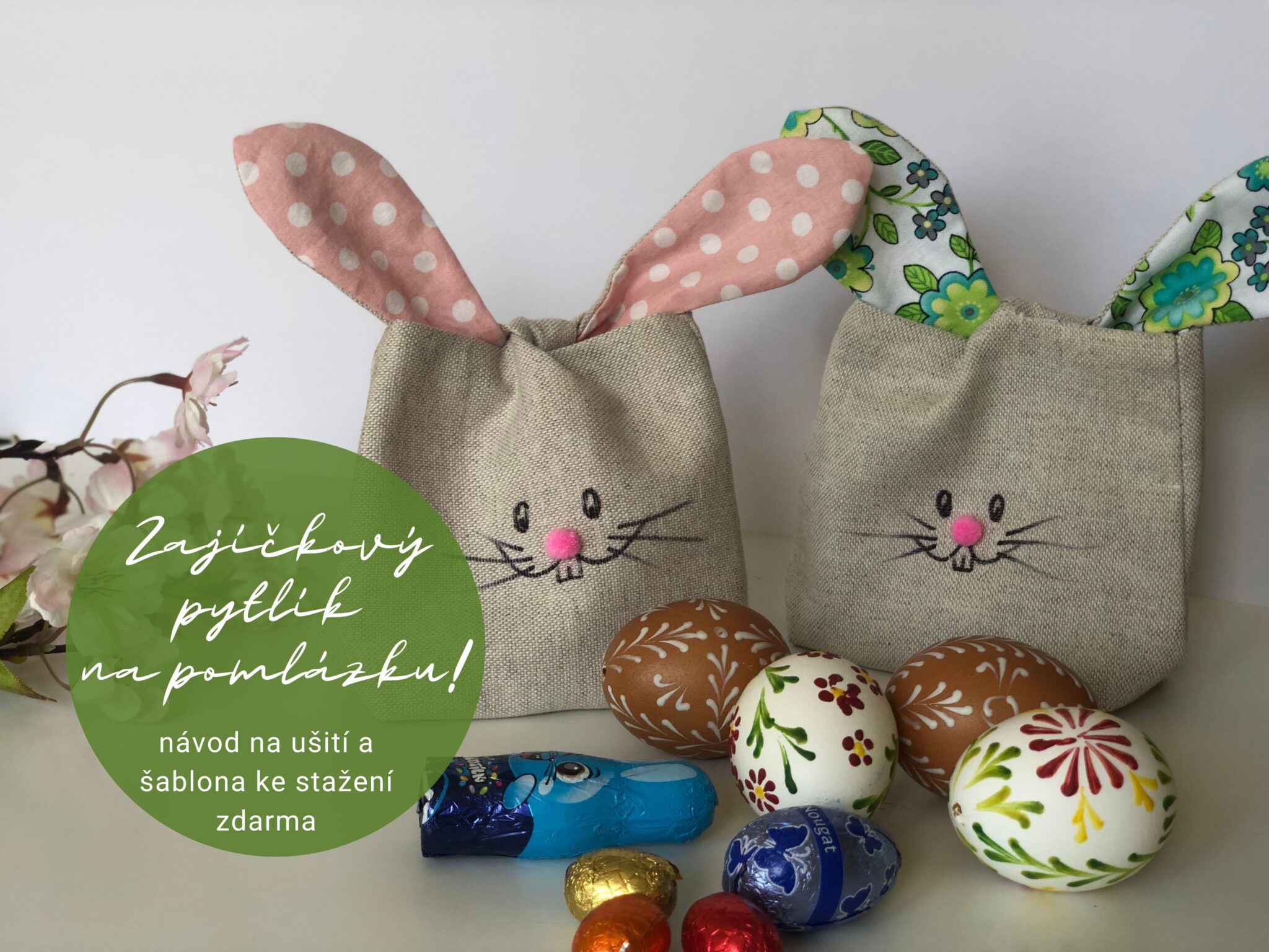Pytlík - zajíček na pomlázku
